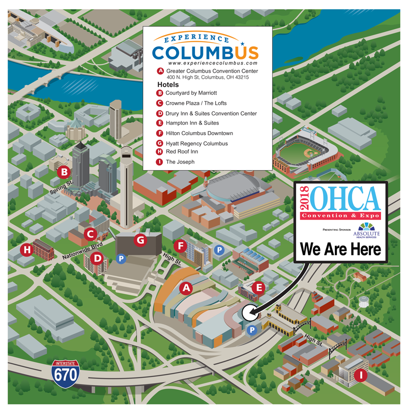 Ohio State Expo Center Map